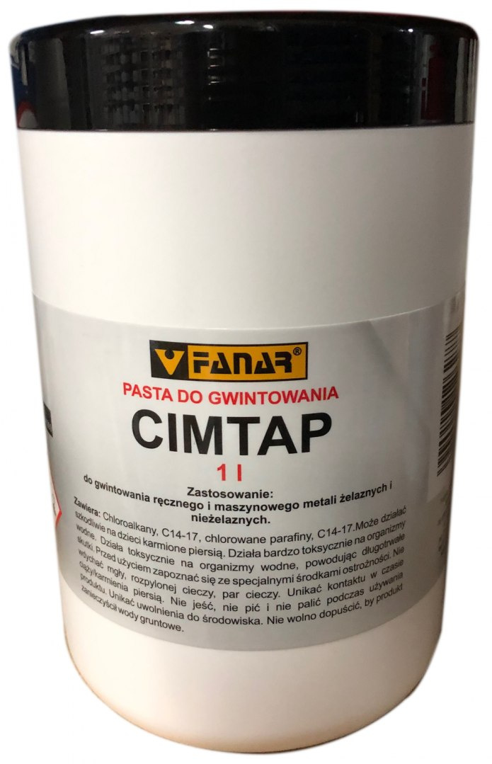 Pasta do gwintowania CIMTAP 1L T0-100410-1000 FANAR - sklep ...